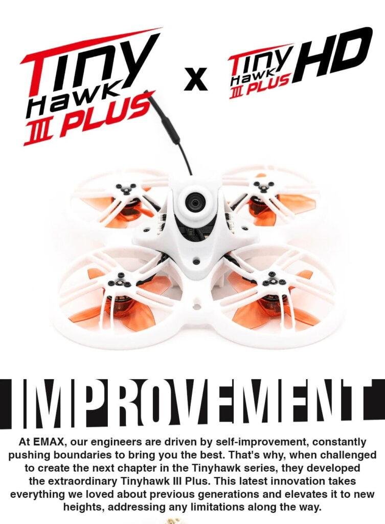 Emax Tinyhawk III Plus RTF Kit - 1dronas.lt