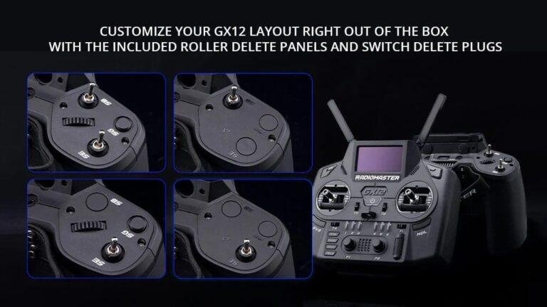 RadioMaster - GX12 Dual-Band Gemini-X Radio Controller (Mode 2 ...